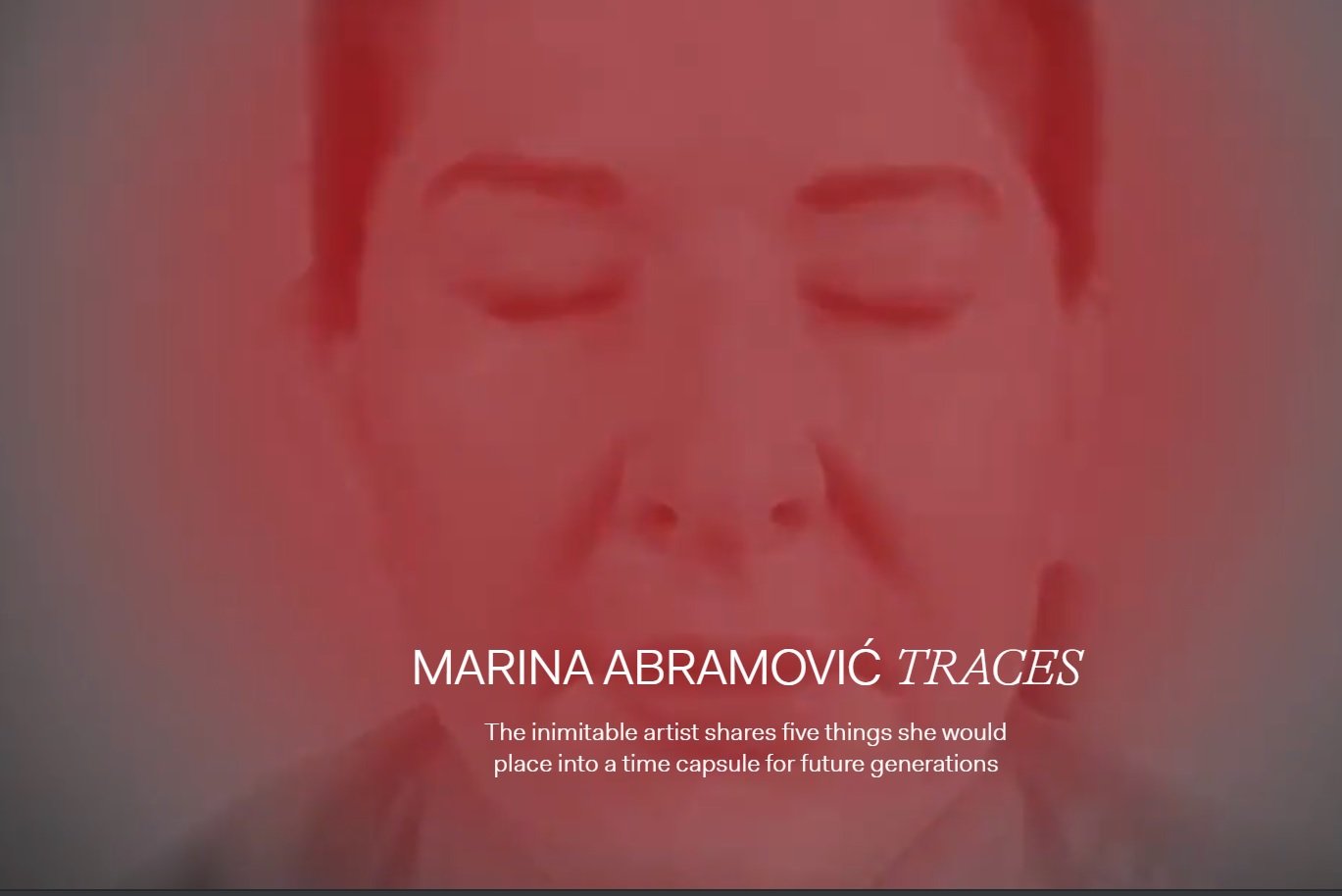 Marina Abramovic Y La Plataforma De Intercambio De Archivos WeTransfer Marina Abramovic Y La Plataforma De Intercambio De Archivos WeTransfer